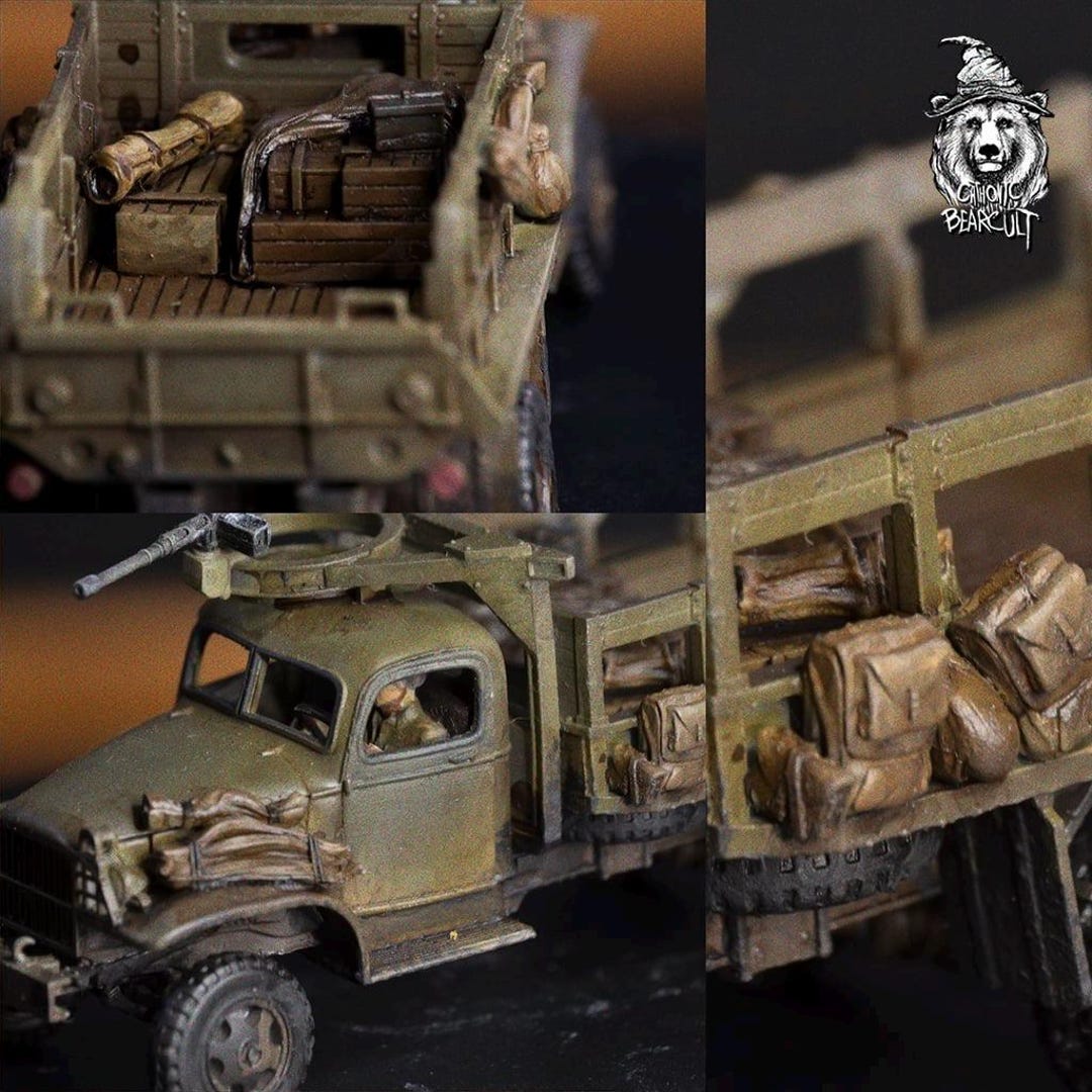 WWII Stowage Prop Pack 1 Various Scales Historical Wargaming (US ...