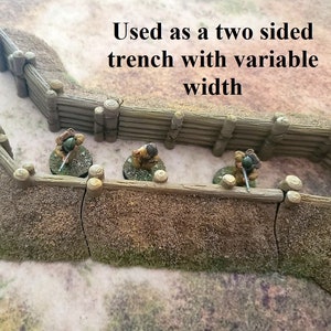Wargaming Terrain 28mm Bolt Action Seawall Bunker and Trenches Set - Etsy