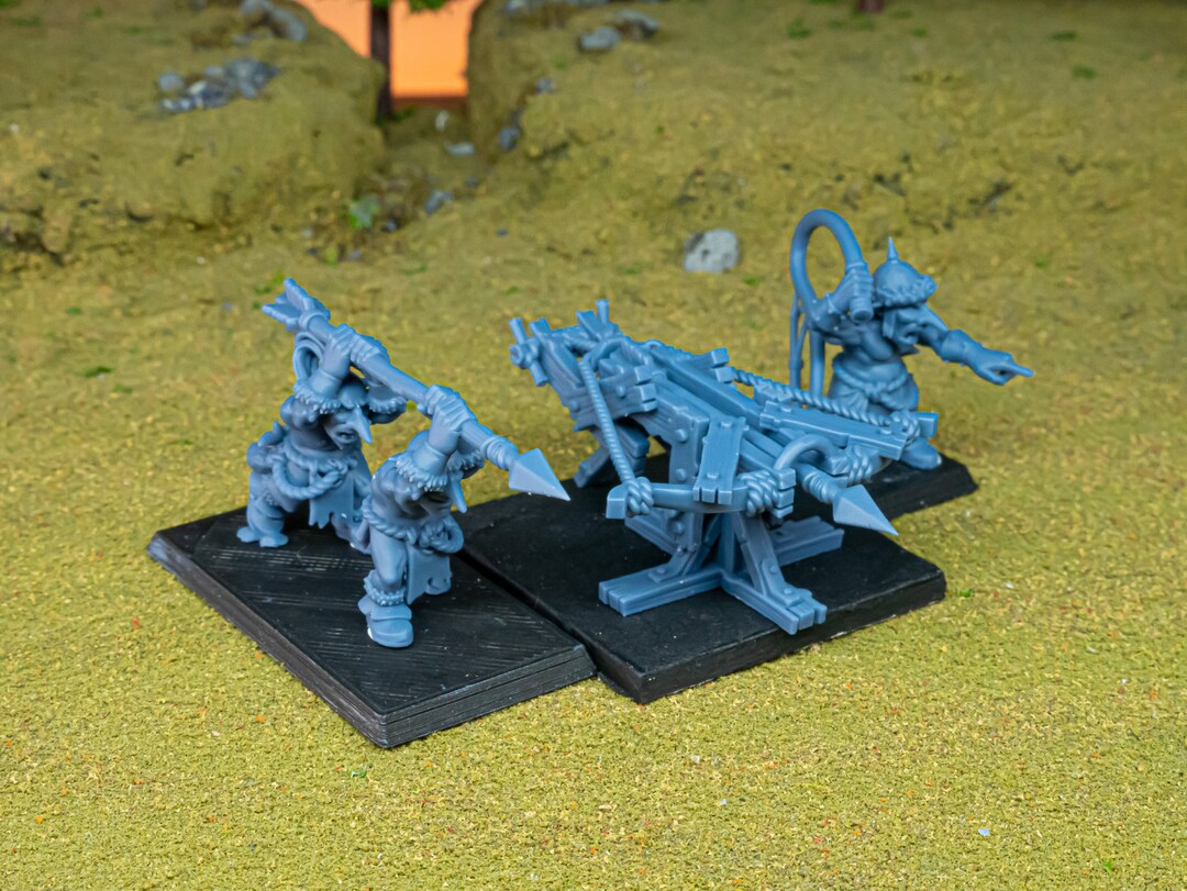 Steppe Goblin Big Crossbow - Highlands Miniatures Fantasy AOS TOW - Etsy