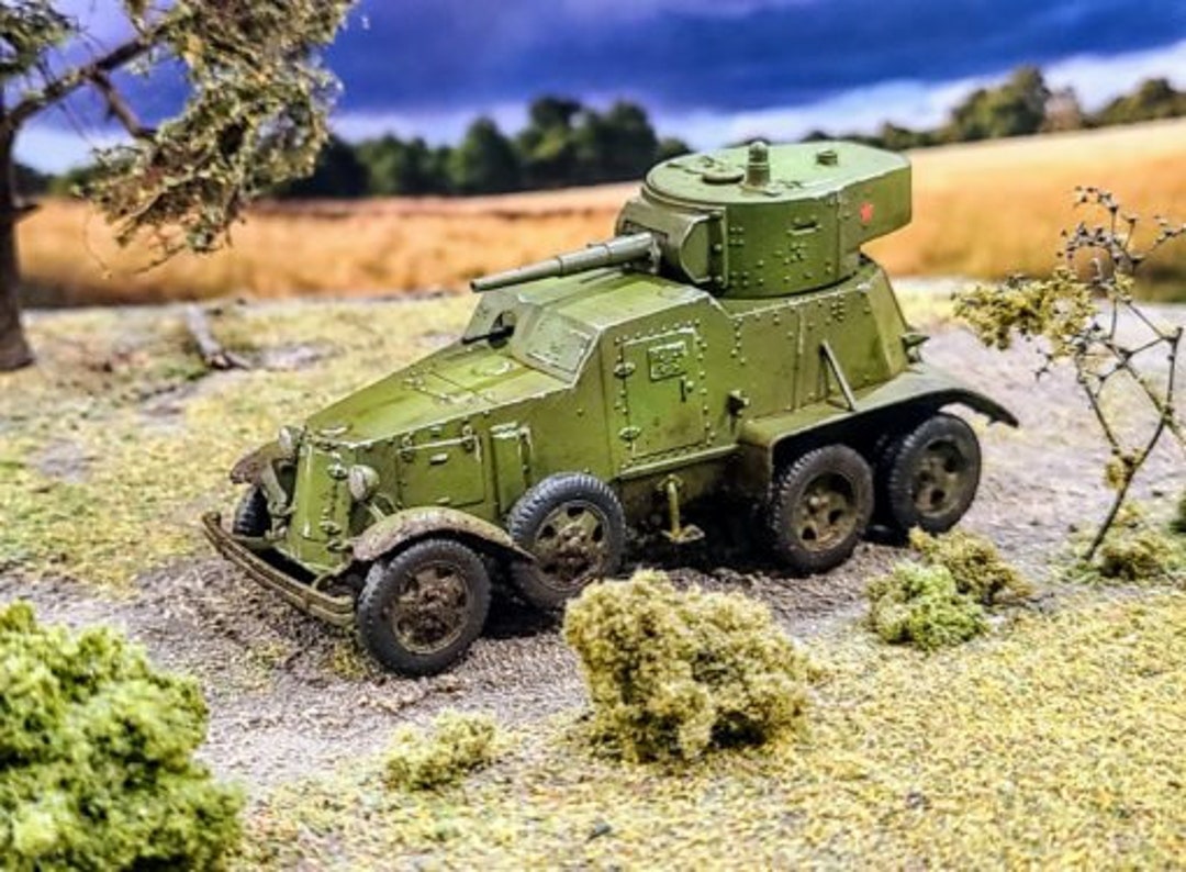 WWII Soviet BA-6 Armoured Car Various Scales Historical Wargaming (US ...