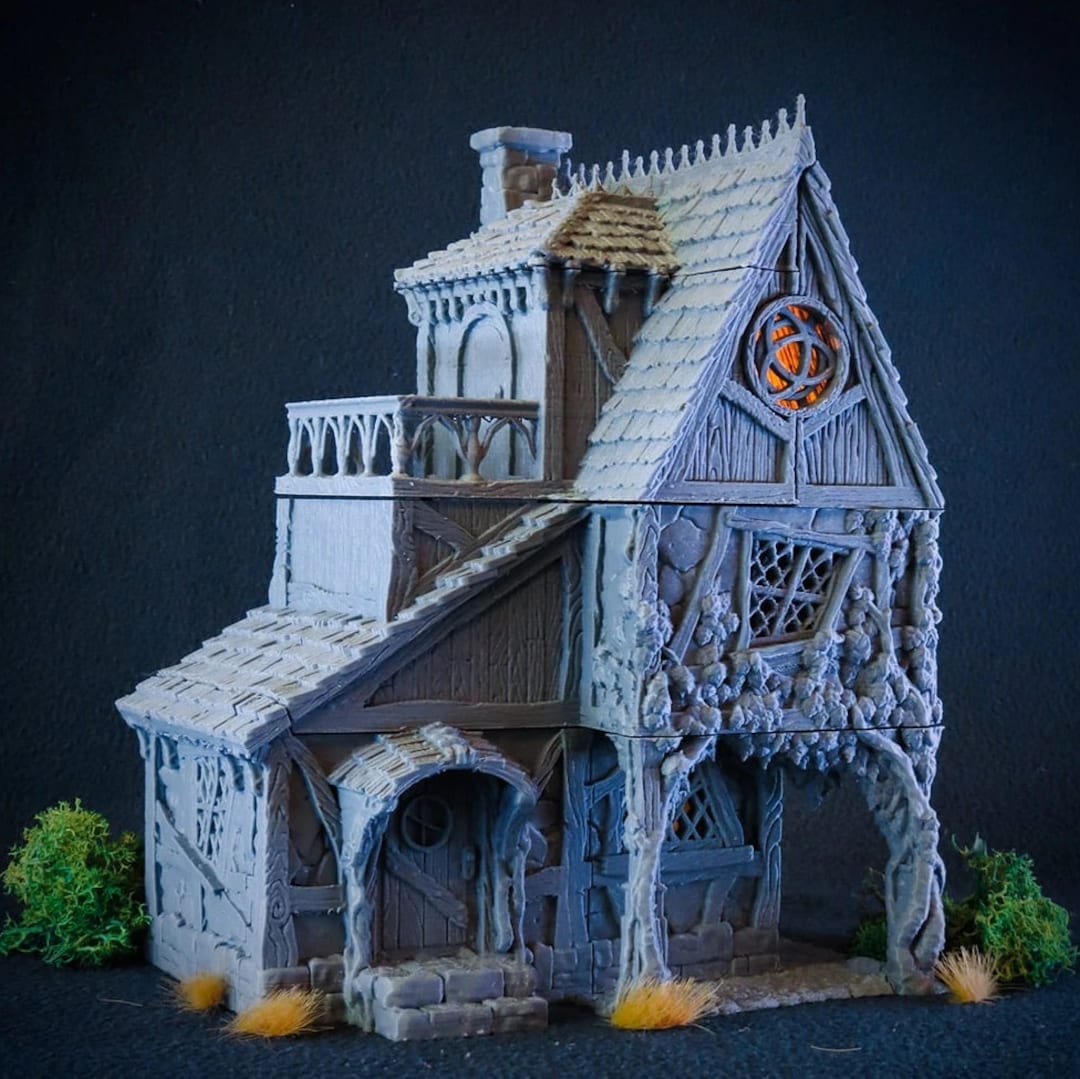Wargaming Terrain Large House Various Scales Historical Fantasy ...