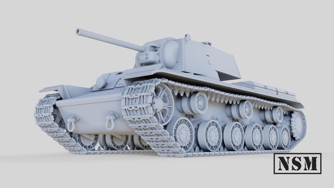 WWII Soviet KV1 Tank Various Scales Historical Wargaming (US Tariffs ...