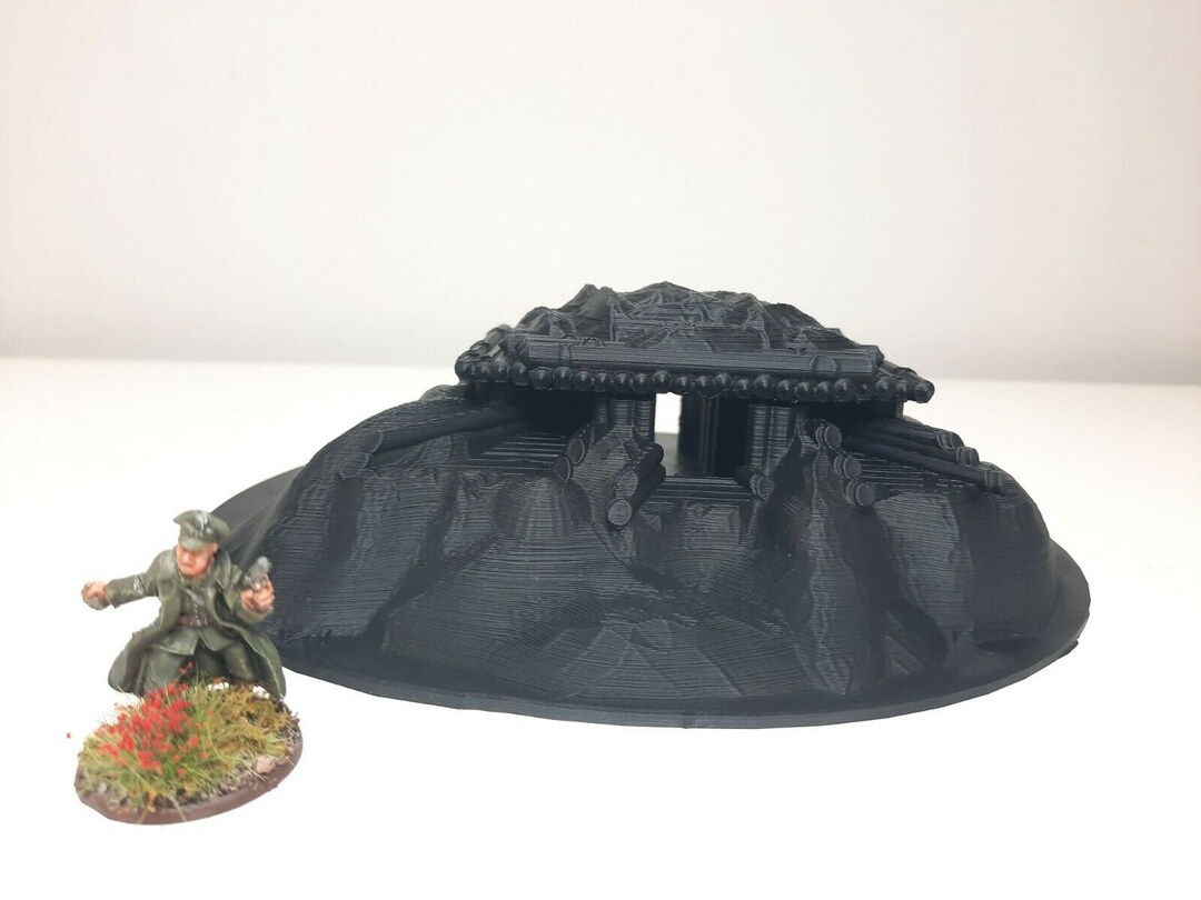 Wargaming Terrain Foxhole / Bunker PLA 1/56 Scale Bolt Action - Etsy
