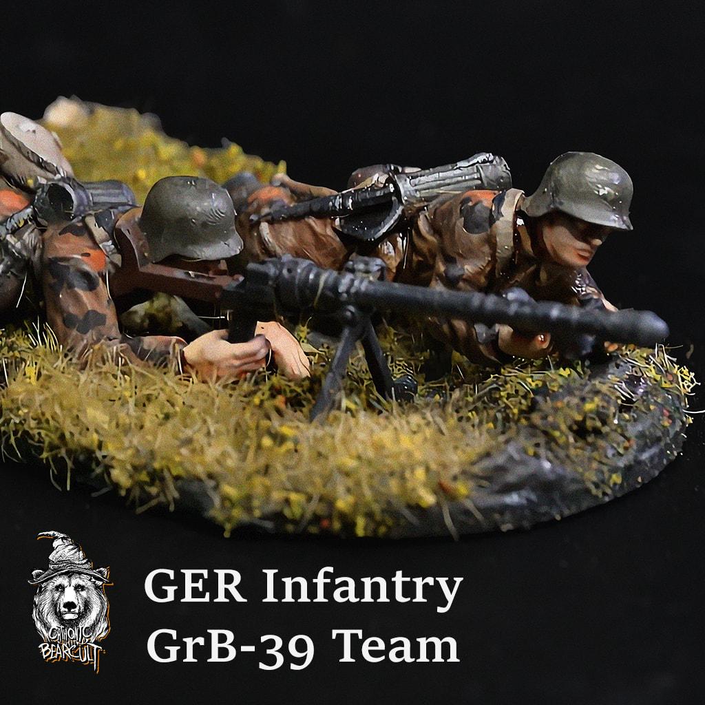 WWII German Assault Pioneers, Grb-39 Team (2 Models) Various Scales ...