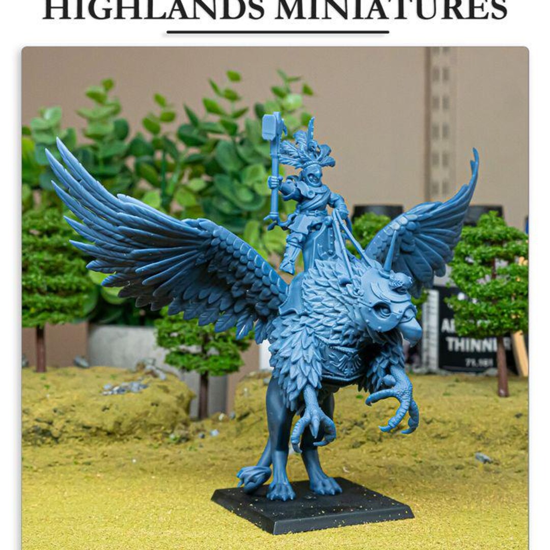 Sunland Emperor on Griffon Highland Miniatures Hero Various Scales (US ...