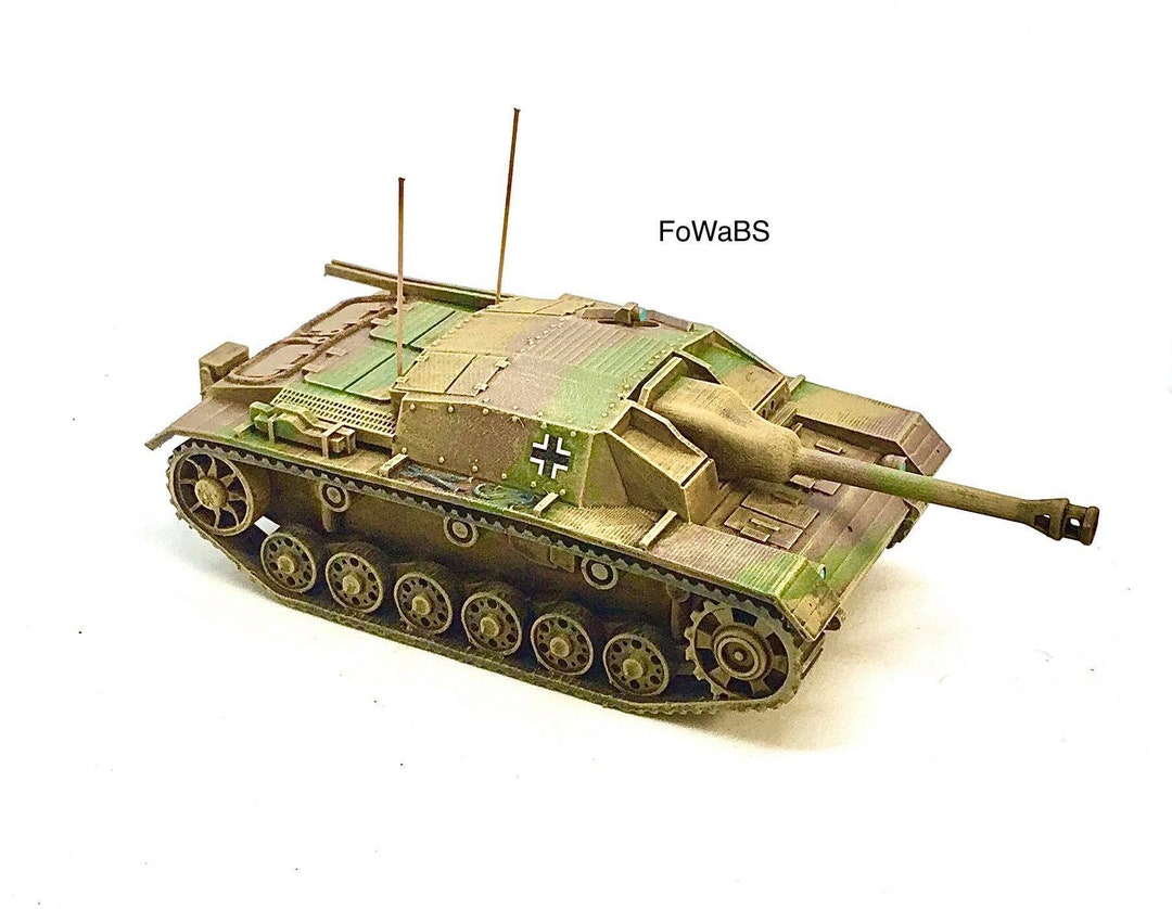 WWII German Stug III C/D 75mm Long Barrel Various Scales Historical ...