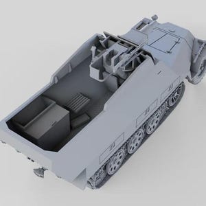 WWII German Sd.kfz 251/9 D ‘stummel’ Various Scales Historical ...