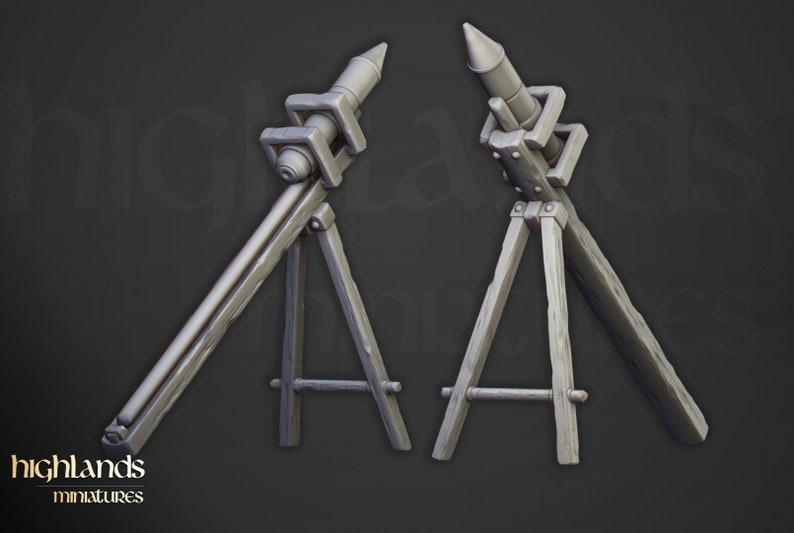 28mm Highland Miniatures Rocket Launcher Fantasy Dnd Suitable - Etsy