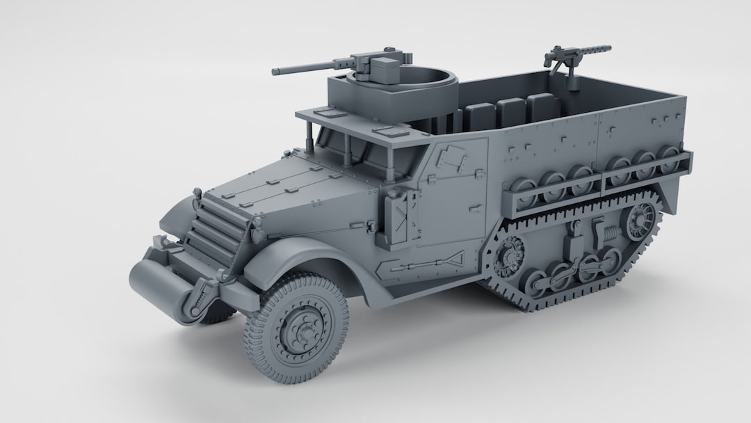 WWII US M5 Halftrack Various Scales Historical Wargaming (US Tariffs ...