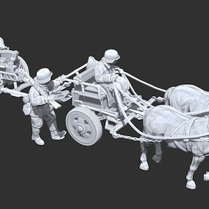 WWII German Limber M42 Towing Pak38 With Crew Various Scales Historical ...