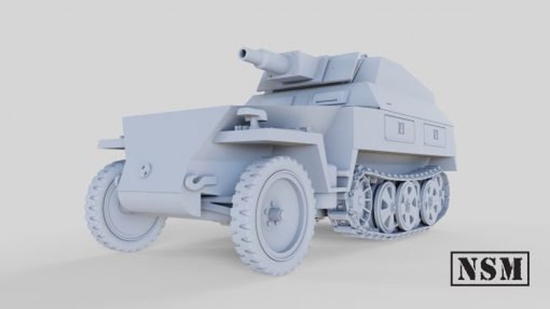 WWII German Sd.kfz 250/8 Neu ‘stummel’ Various Scales Historical ...