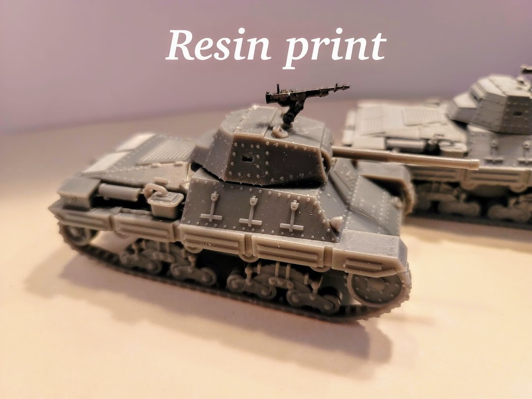 Bolt Action Chain of Command 28mm 1/56 Italian P26/40 Tank - Etsy