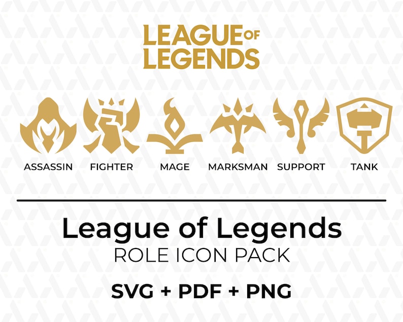 League of Legends - Role Icon Pack - Download Vector Logo (SVG, PNG ...