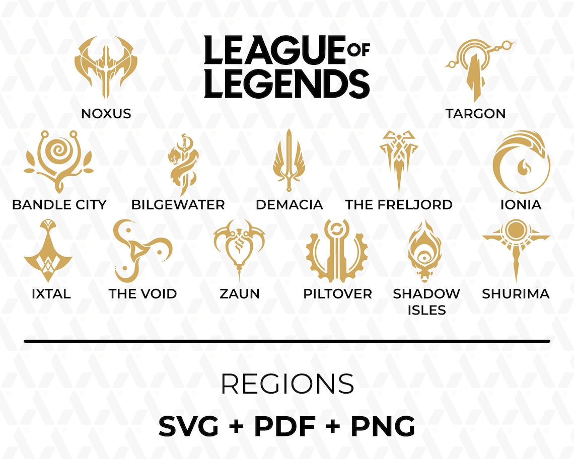 League of Legends - Regions Icon Pack - Download Vector Logo (SVG, PNG ...
