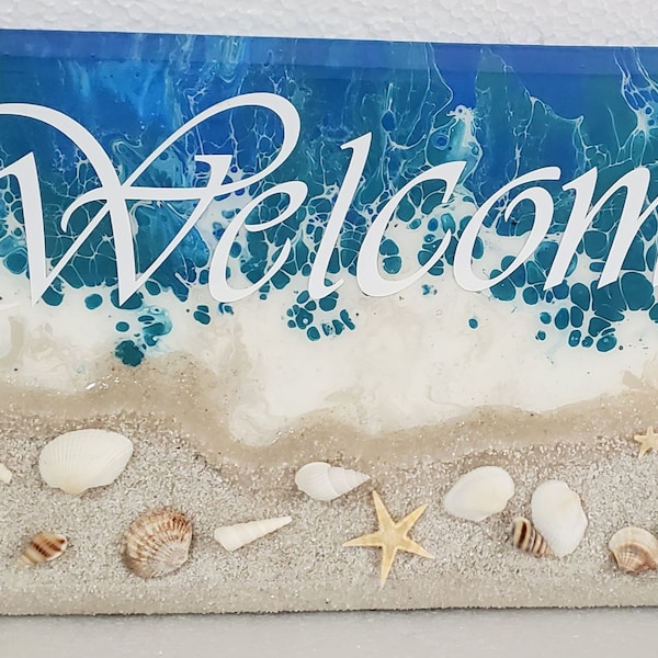 Beach Theme Acrylic Sign - Etsy