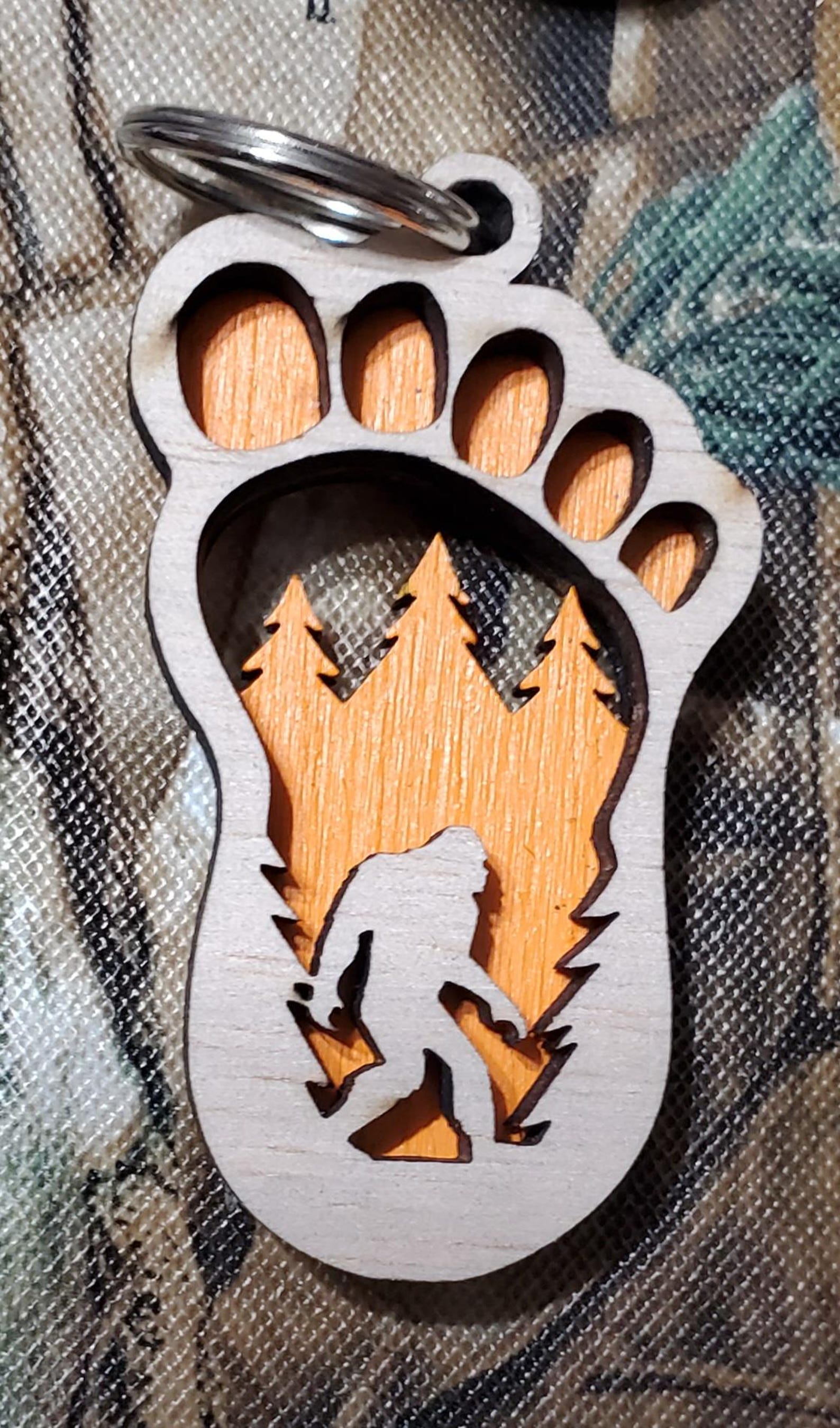 Bigfoot/yeti/sasquatch Keychains - Etsy