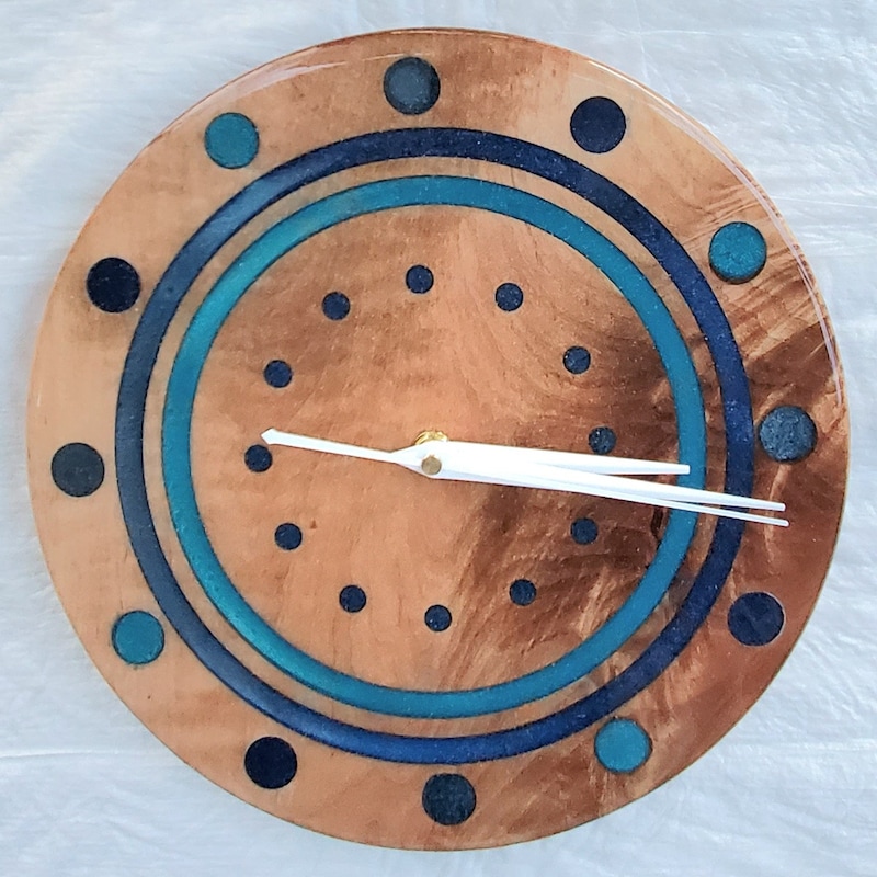 Wood Clock - Etsy