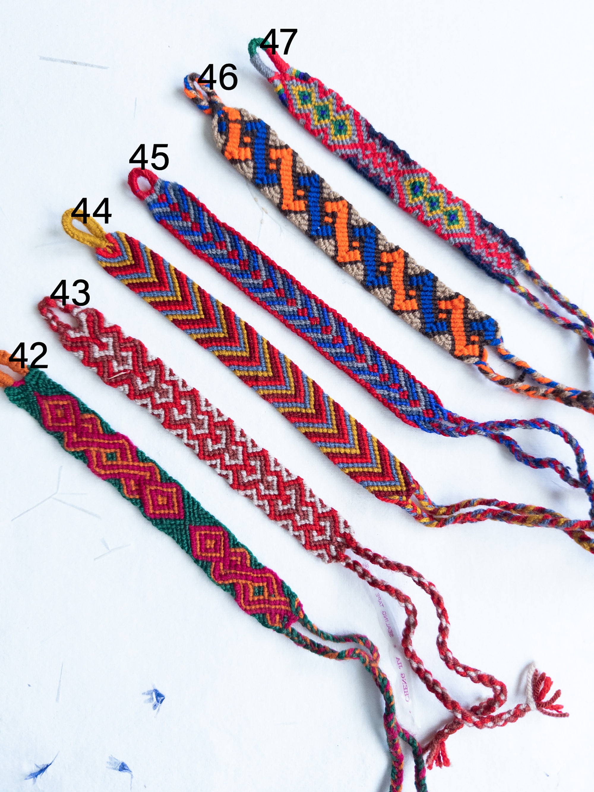 Boho Handmade Bracelets, Wool Bracelet, Bracelet Jewellery Ethnic ...