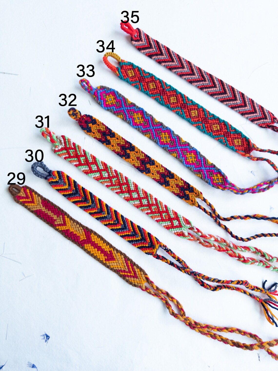 Boho Handmade Bracelets, Wool Bracelet, Bracelet Jewellery Ethnic ...