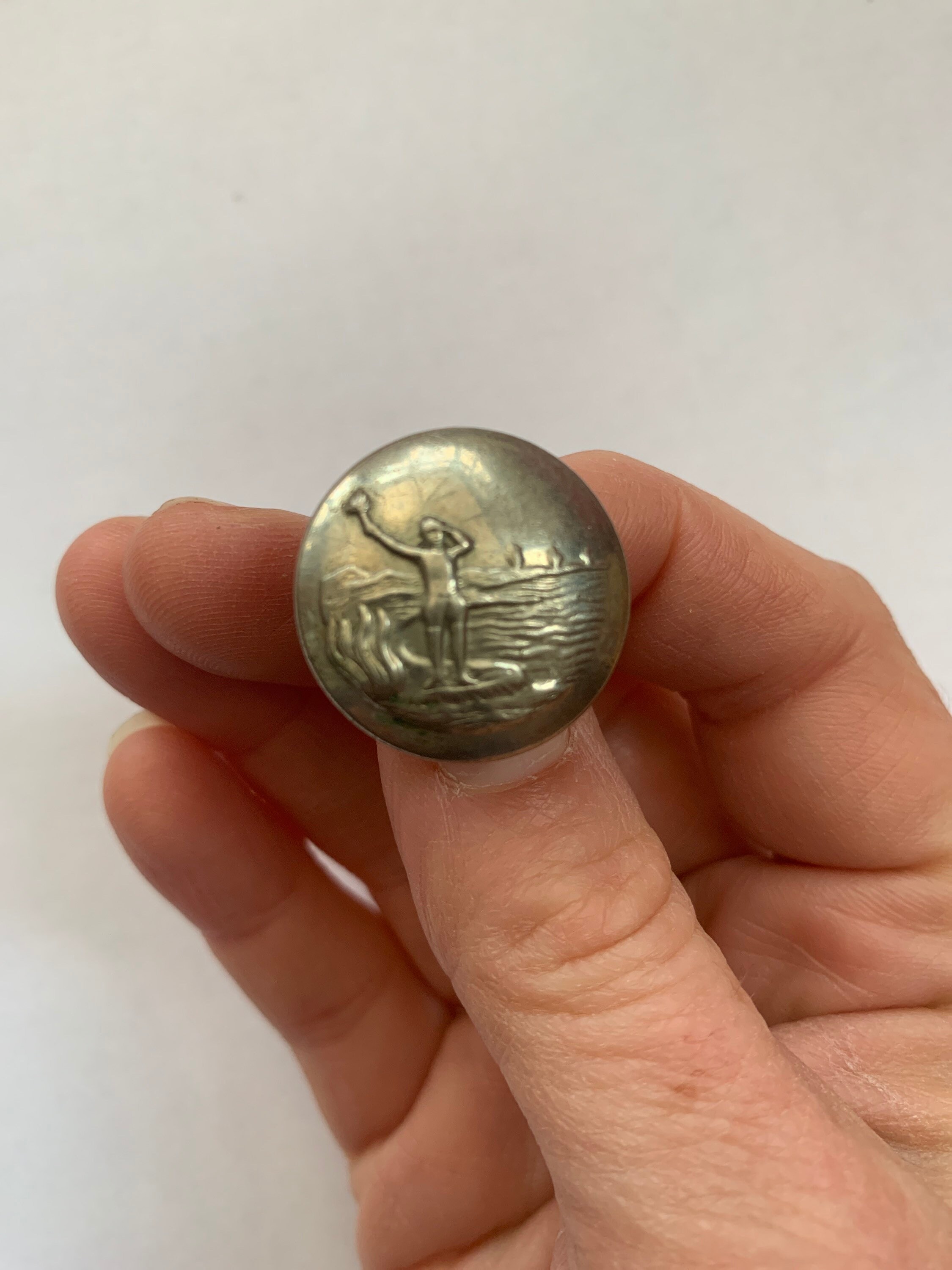 8 Vintage Military Buttons. WW2 Royal Observer Corps Buttons Made by ...