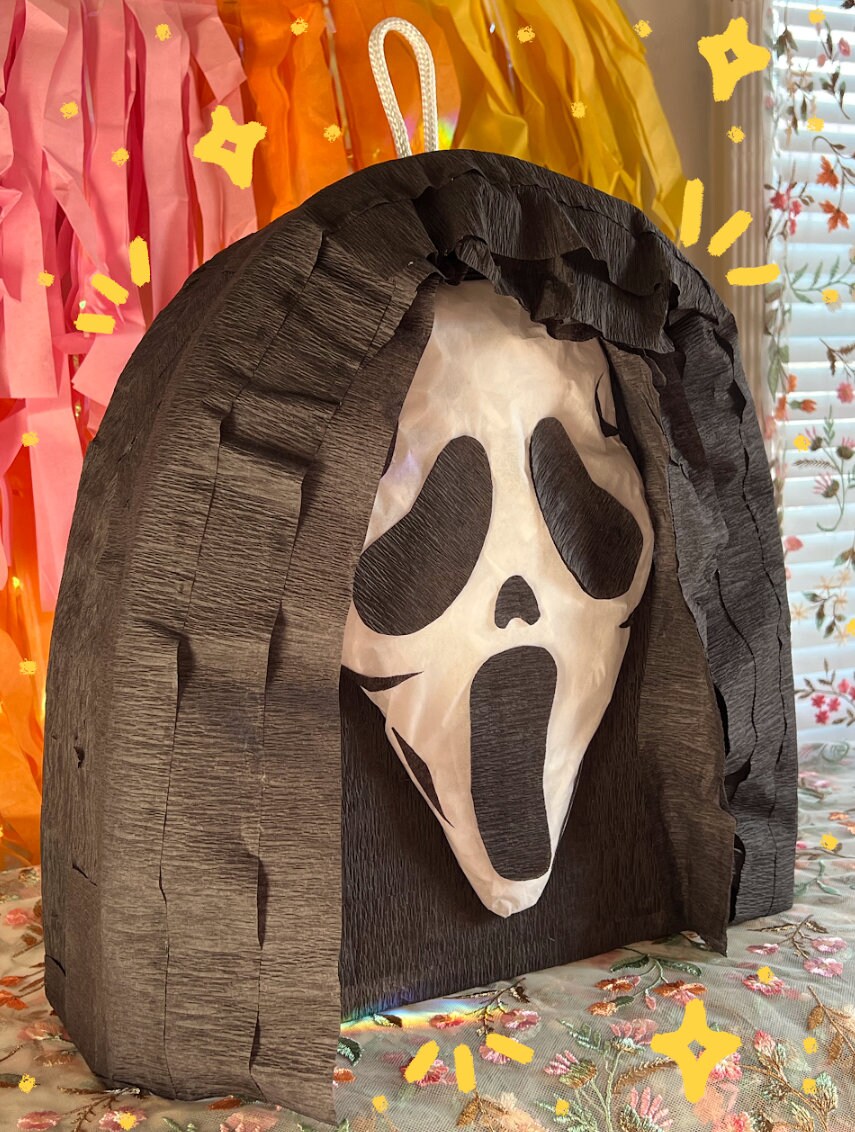 Ghostface Piñata | Scream | Spooky | Horror | Halloween | Handmade - Etsy