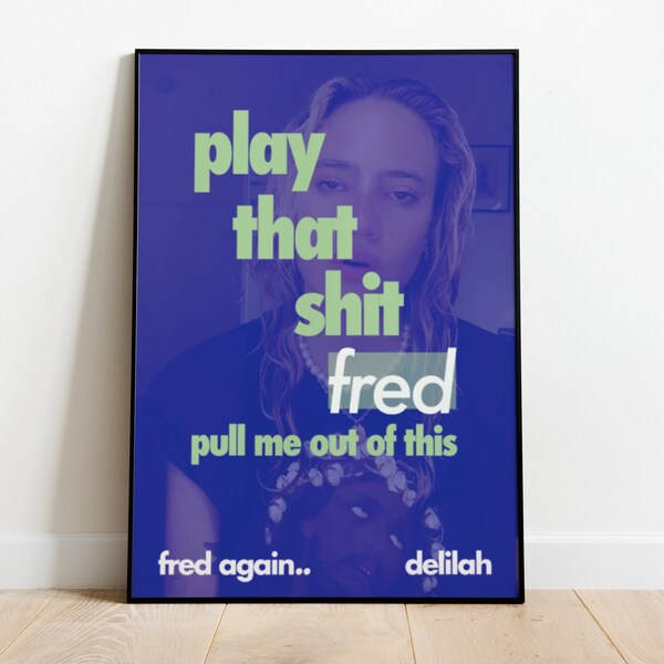Fred Again Poster - Etsy