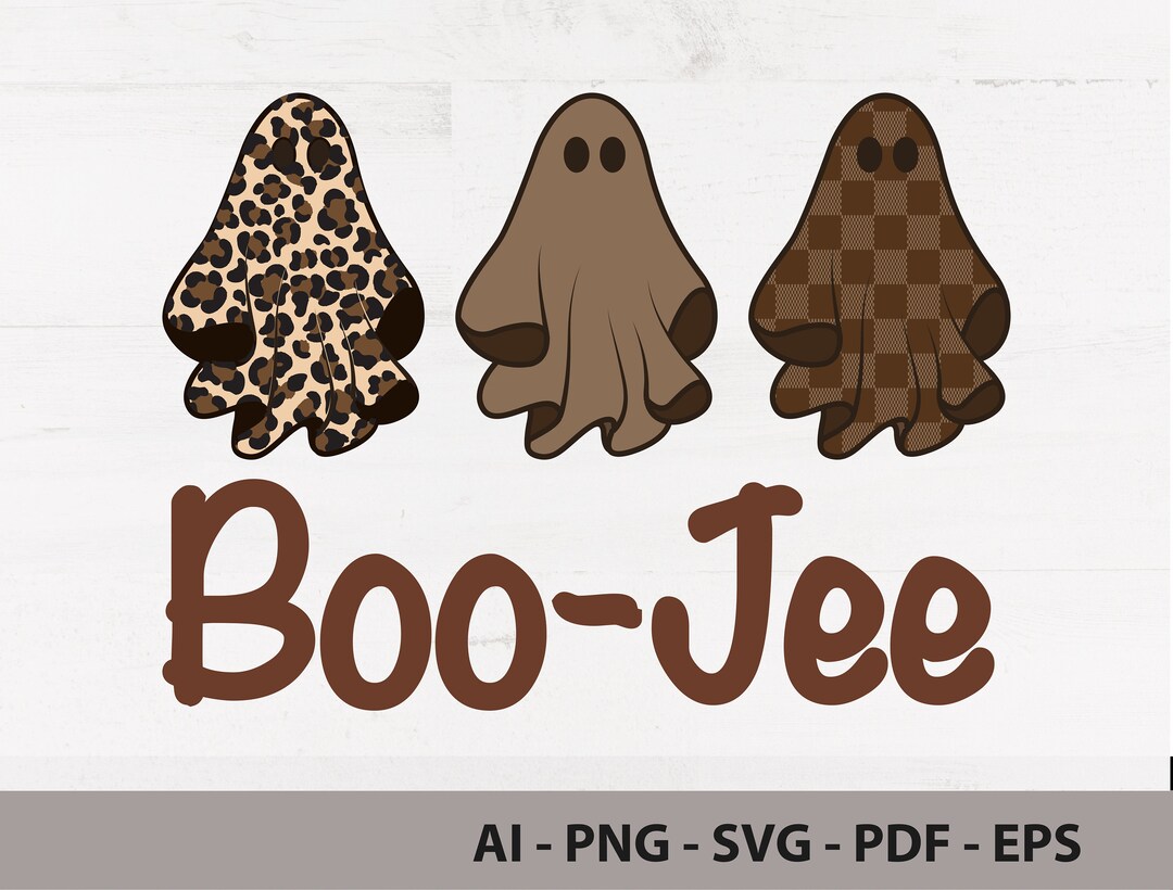 Boujee BOO-JEE PNG Svg Ai Eps Pdf Fall and Halloween Design, Png ...
