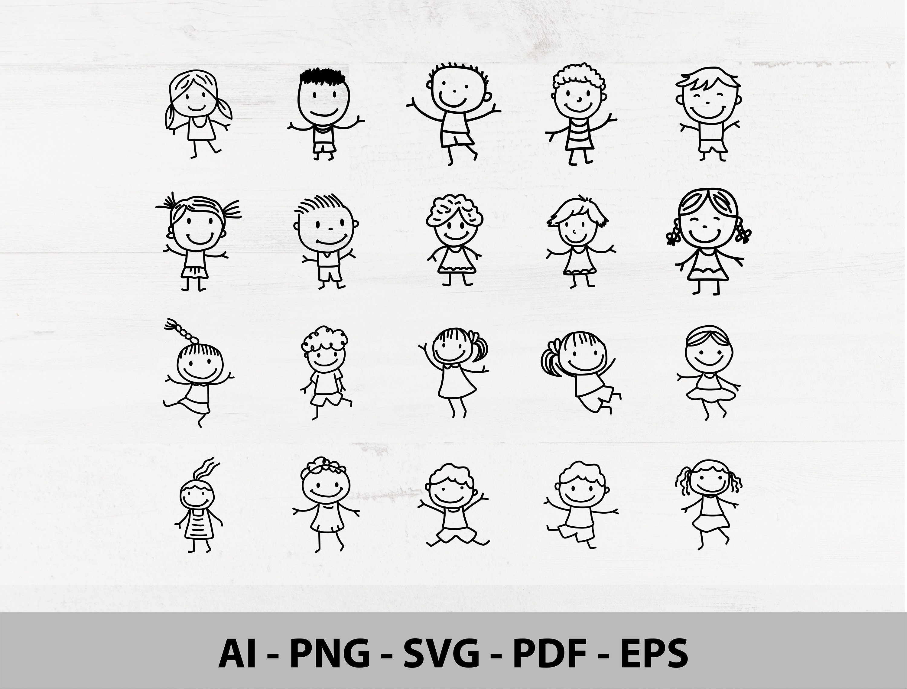 Stick Figures Svg Bundle, Stick People Svg, Stick Figures Svg, Stick ...