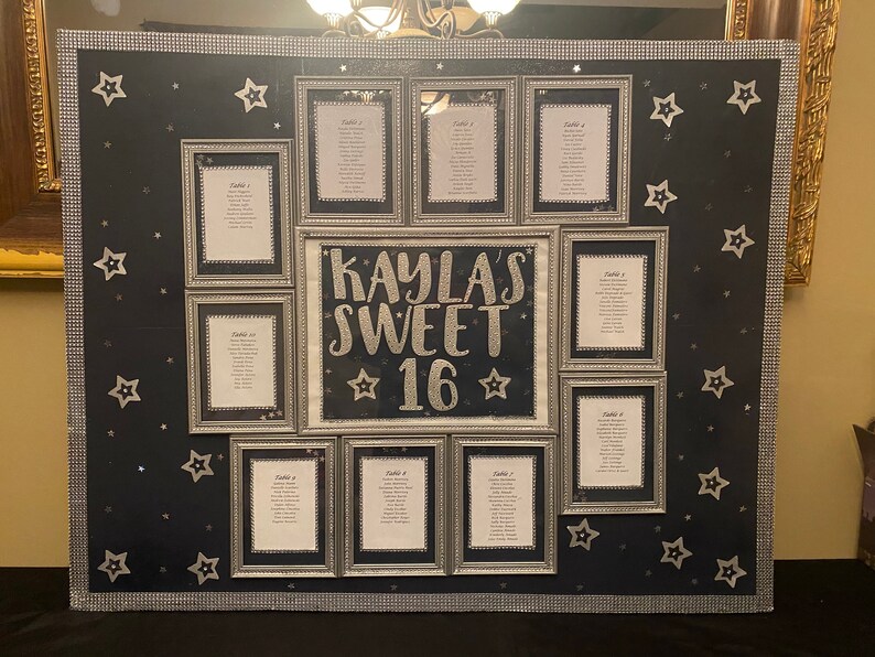 Starry Night Seating Chart | Etsy