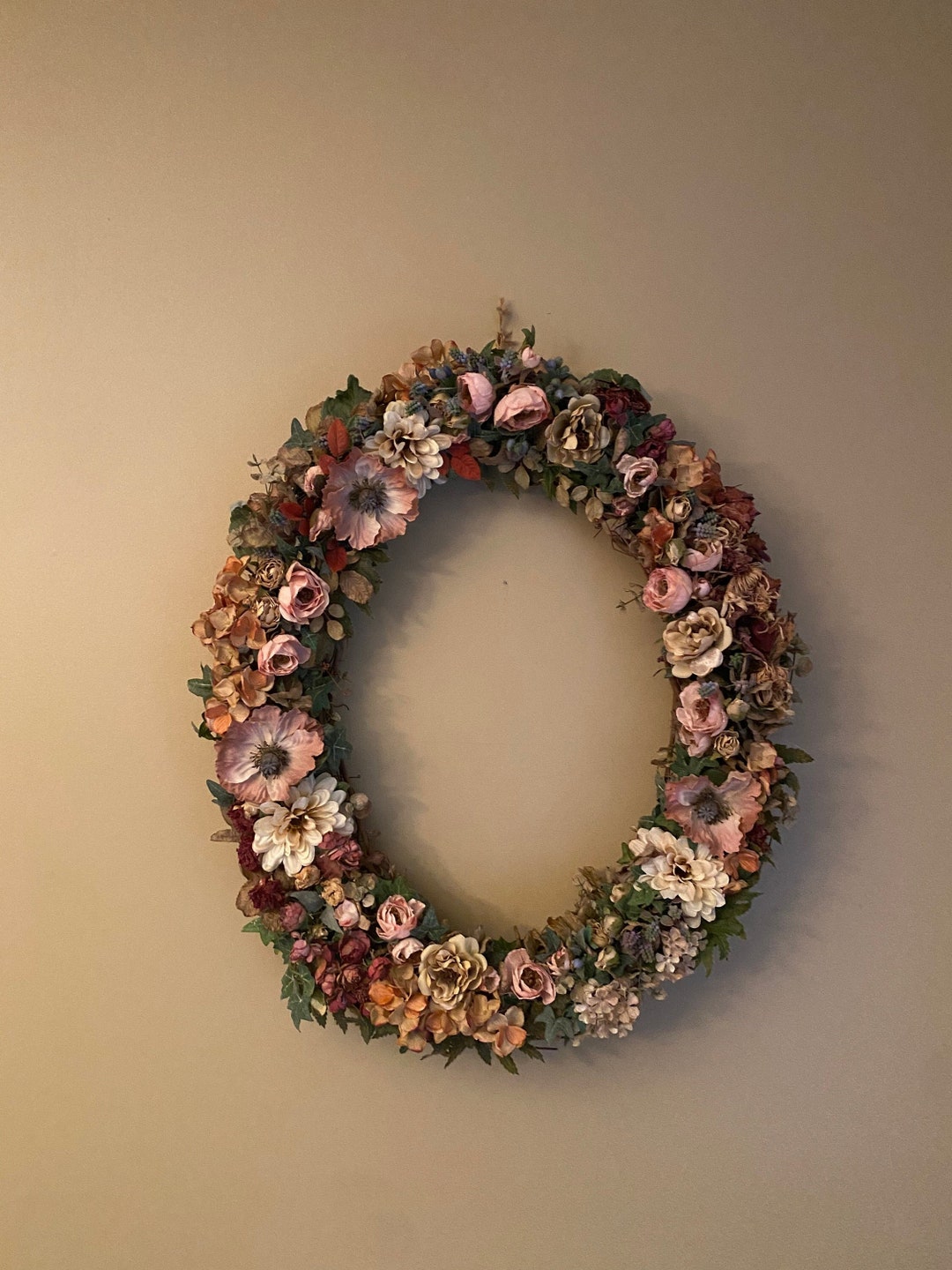 24 Inch Oval Victorian Wreath - Etsy