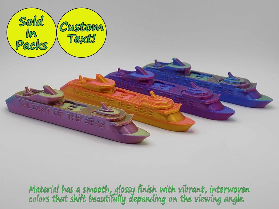 Packs of Personable Miniature Cruise Ship Souvenir Magnets - Perfect ...