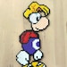 Mario Characters paper Mario Pixel Art Perler Wall Decoration - Etsy