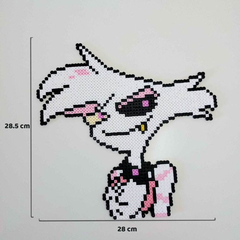 Angel Dust Hazbin Hotel Pixel art perler - Etsy México