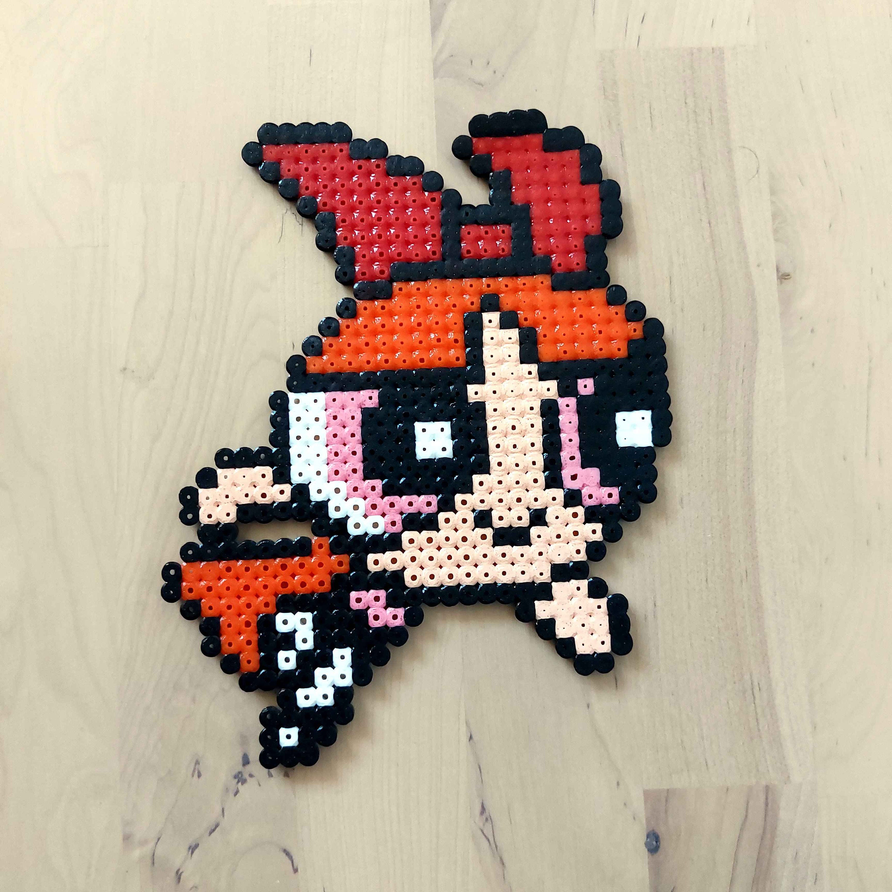Powerpuff Girls - the Powerpuff Girls Pixel Art Perler - Wall Decor - Etsy