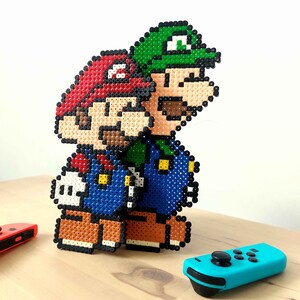 Mario Characters (paper Mario) Pixel Art Perler - Wall Decoration - Etsy