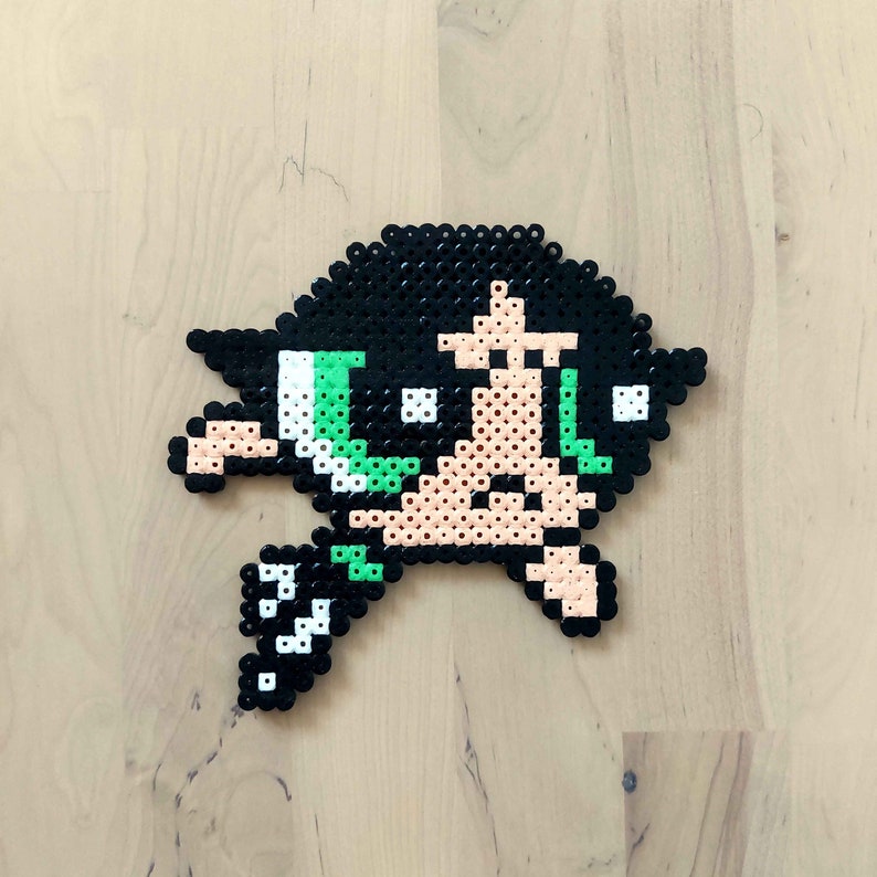 Powerpuff Girls - the Powerpuff Girls Pixel Art Perler - Wall Decor ...