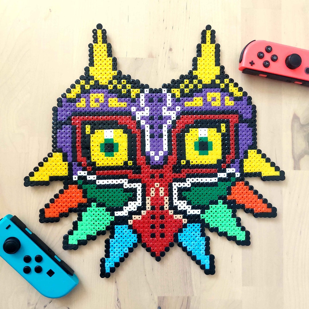 Majora's Mask Zelda Pixel Art Perler Wall Decoration - Etsy