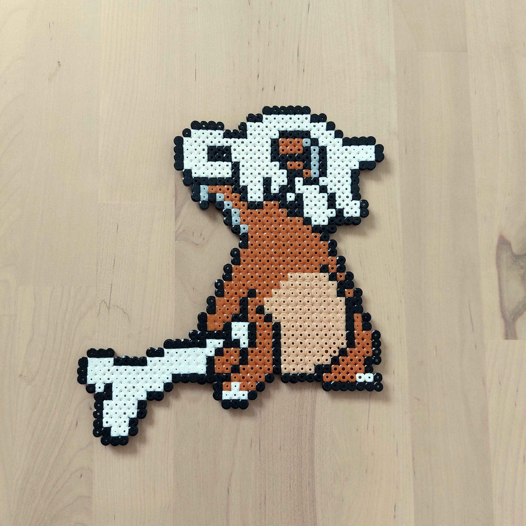 Osselait / Cubone Pokémon Pixel Art Perler - Wall Decoration - Etsy