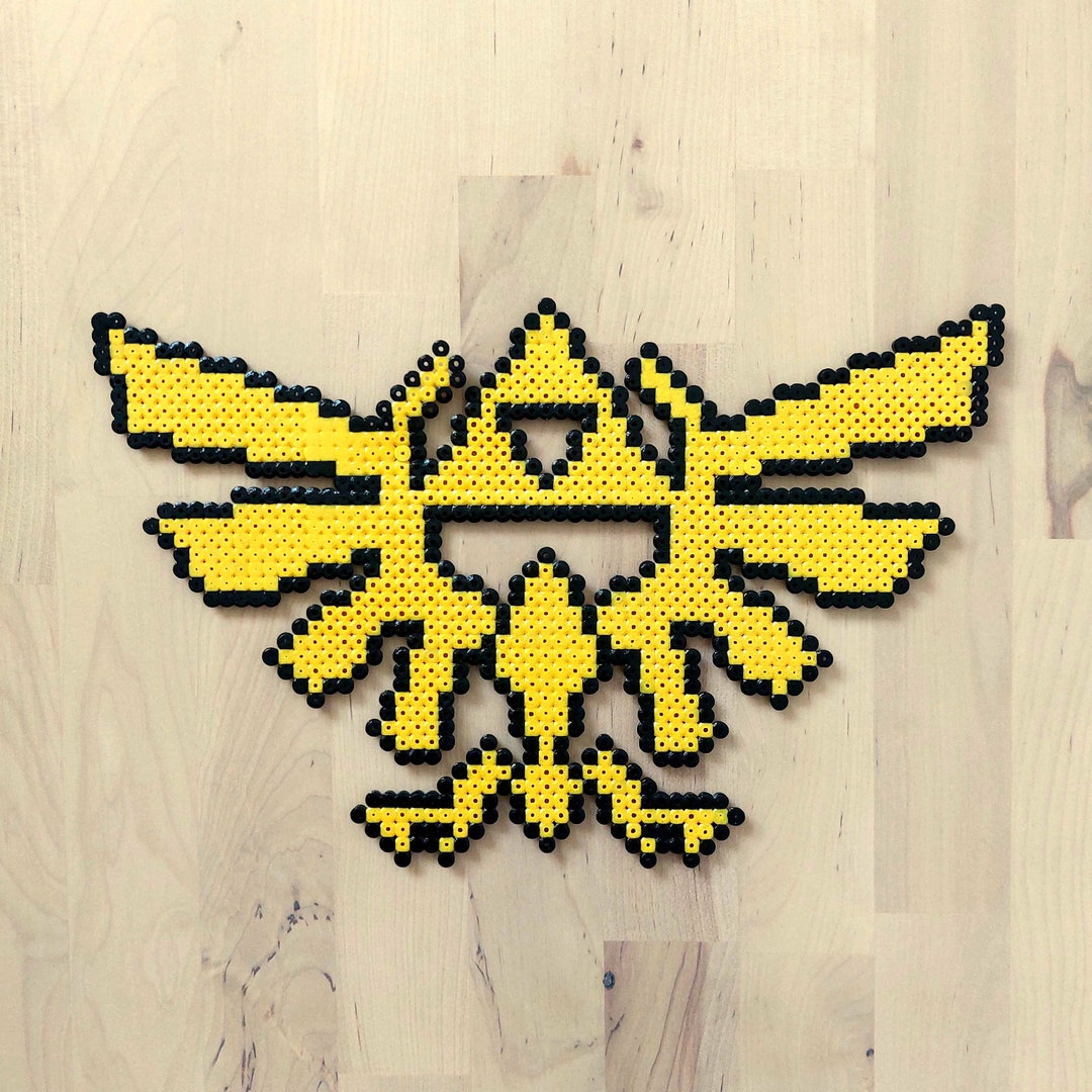 Triforce Legend of Zelda Pixel Art Perler - Wall Decor - Etsy