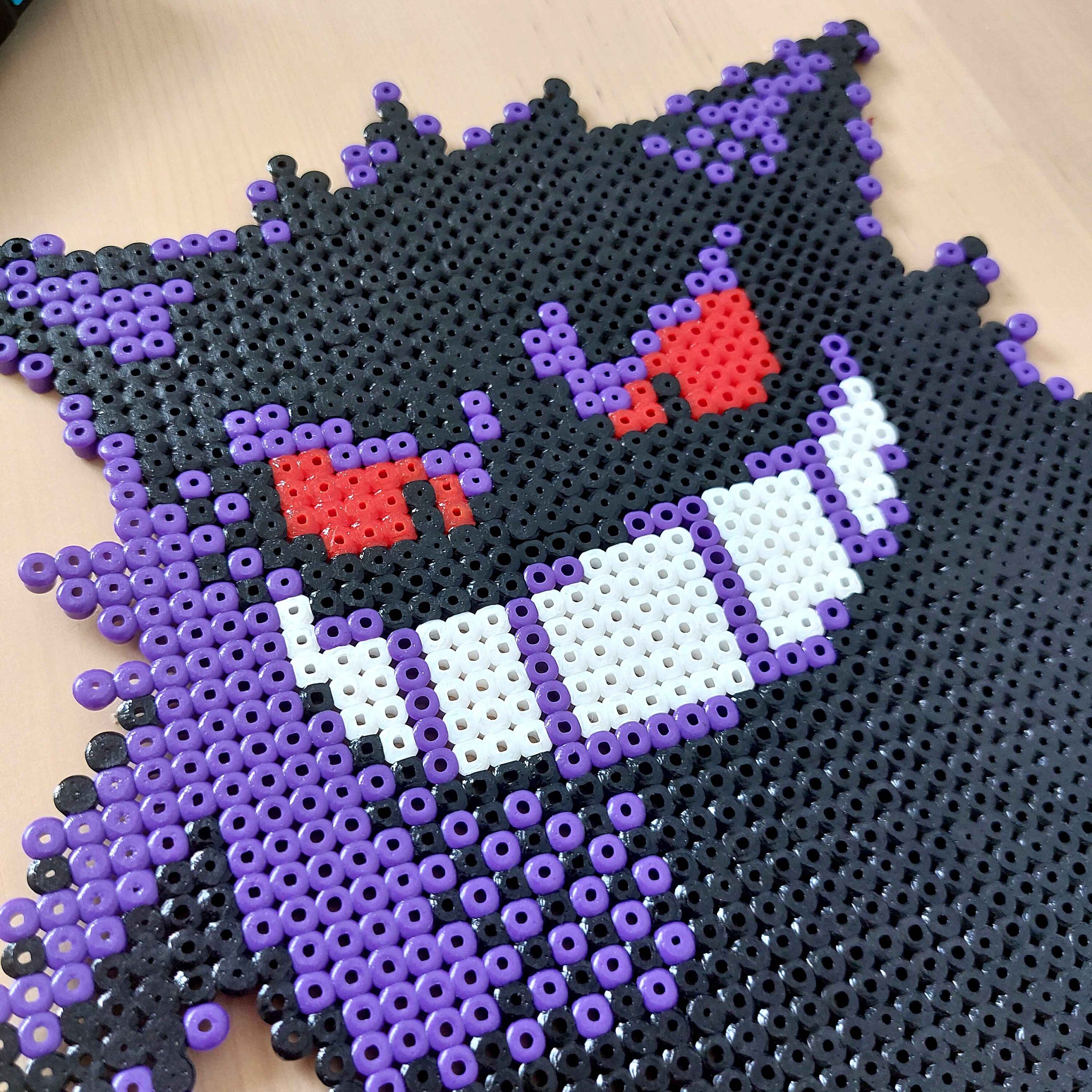 Gengar / Ectoplasma Pokémon Pixel Art Perler - Wall Decor - Etsy