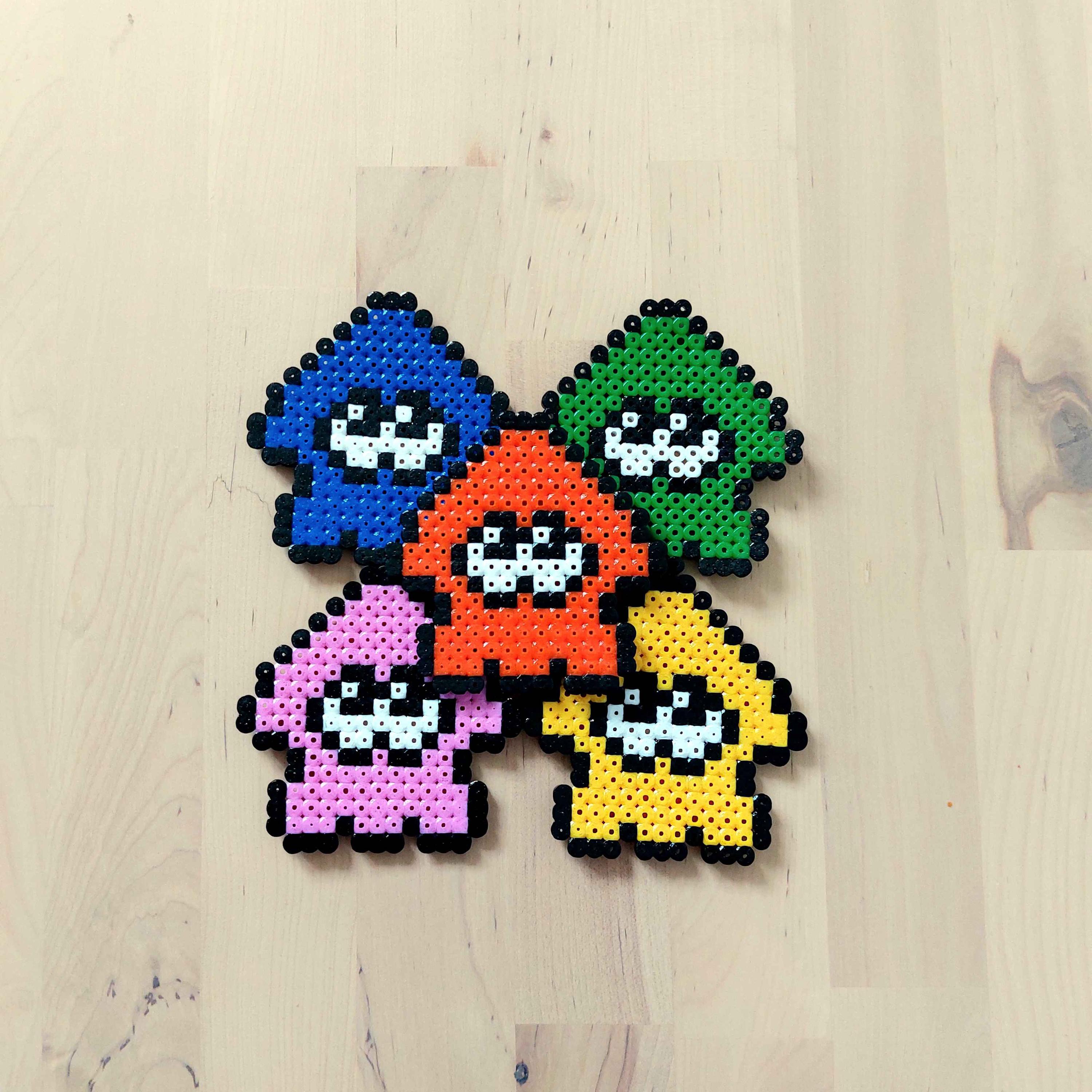 Splatoon Squid Pixel art (any color) - décoration murale - Etsy France