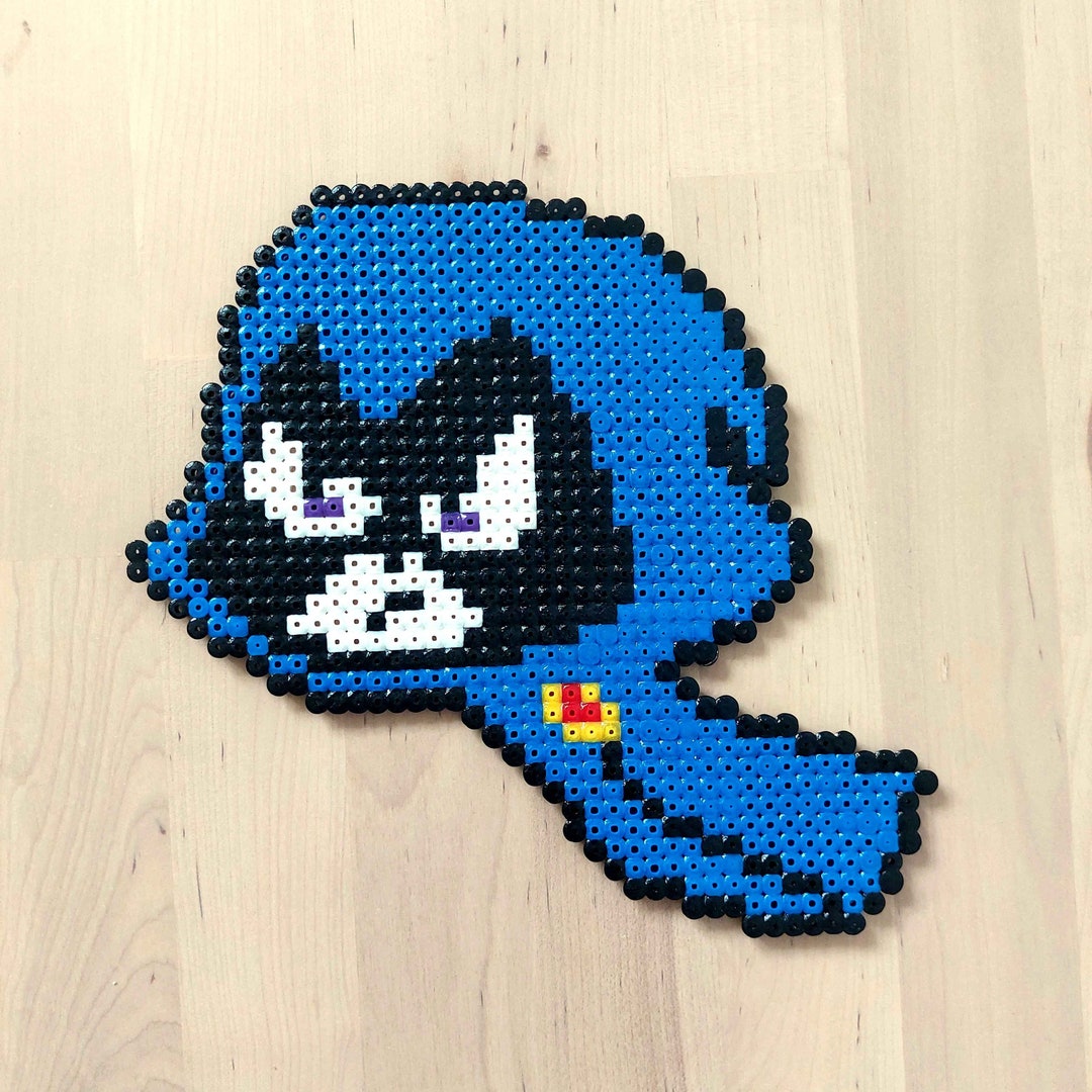 Raven Teen Titans GO Pixel Art Perler Wall Decor - Etsy