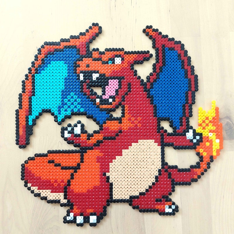 Perler Beads Charizard - Etsy