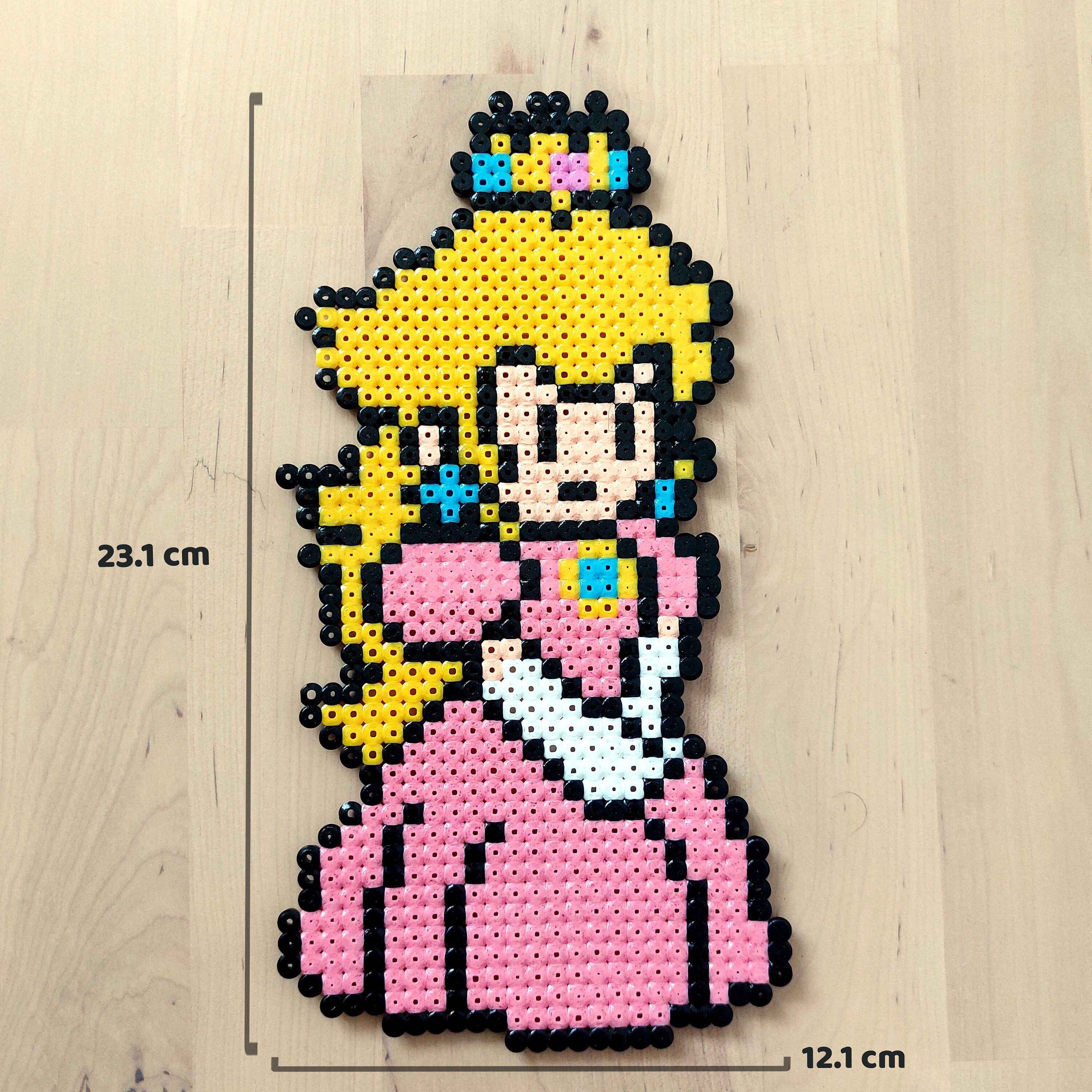 Mario Characters paper Mario Pixel Art Perler Wall Decoration - Etsy