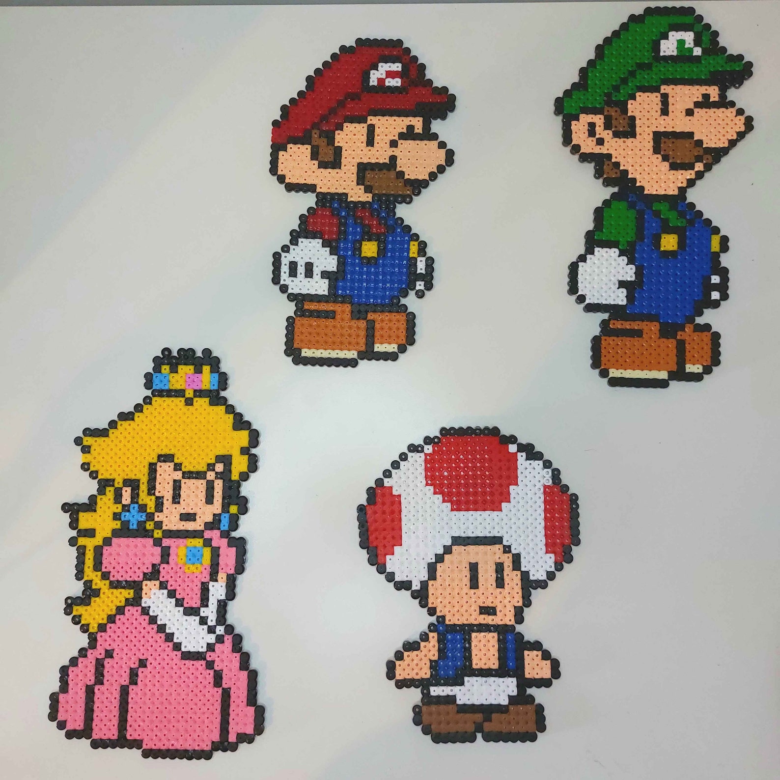 Mario Characters (paper Mario) Pixel Art Perler - Wall Decoration - Etsy