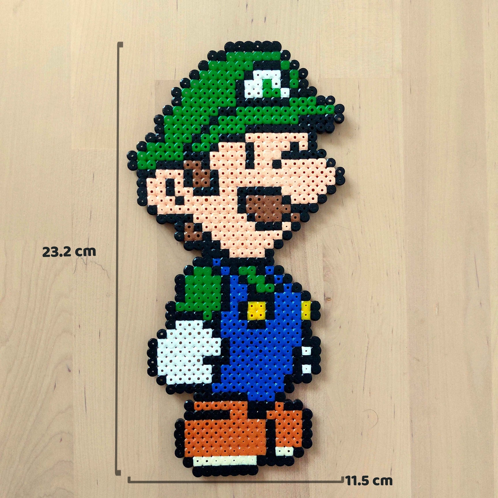 Mario Characters paper Mario Pixel Art Perler Wall Decoration - Etsy