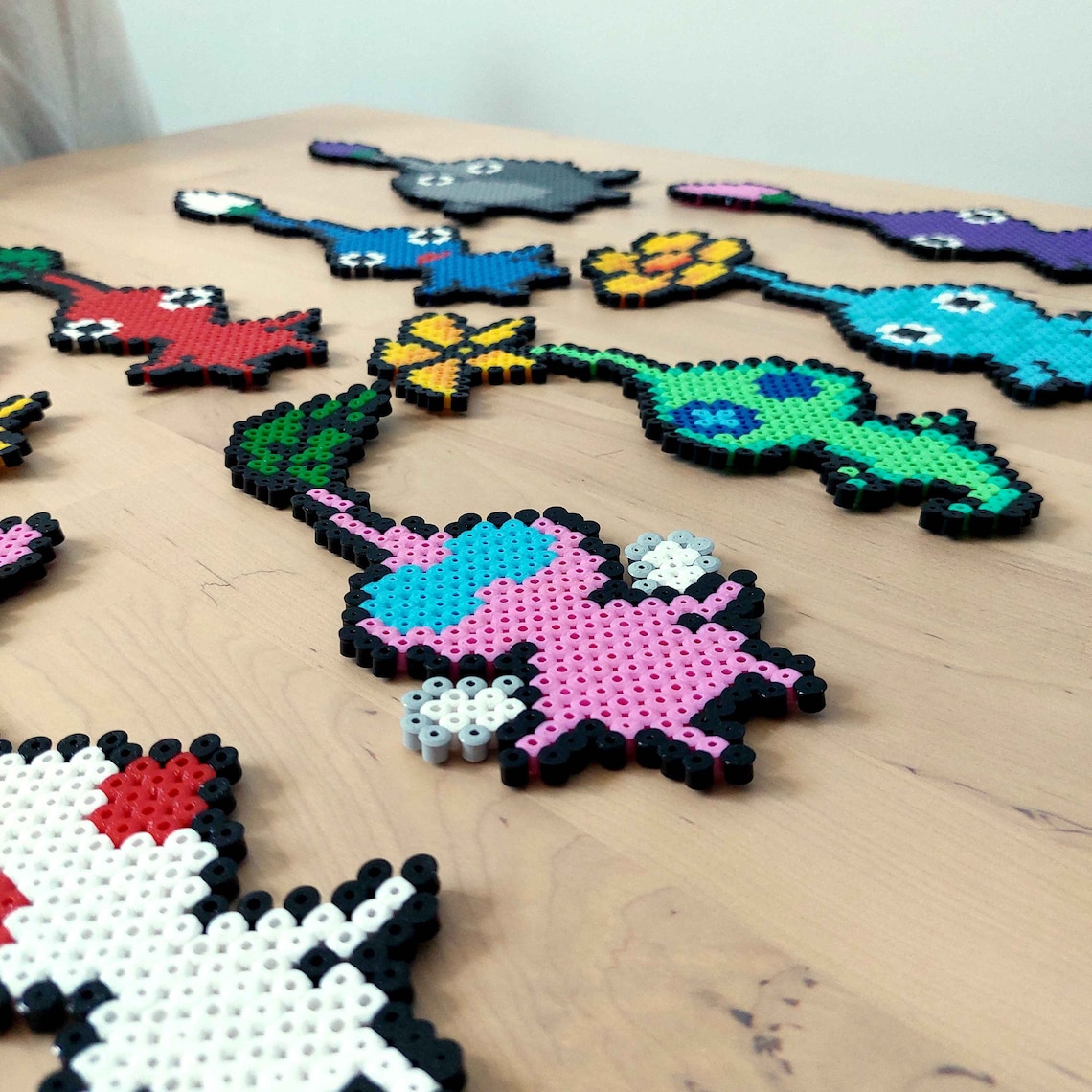 Pikmin Any Colors Pixel Art Perler - Wall Decoration - Etsy UK