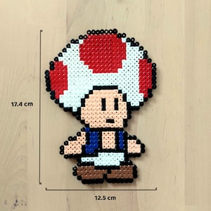 Mario Characters (paper Mario) Pixel Art Perler - Wall Decoration - Etsy