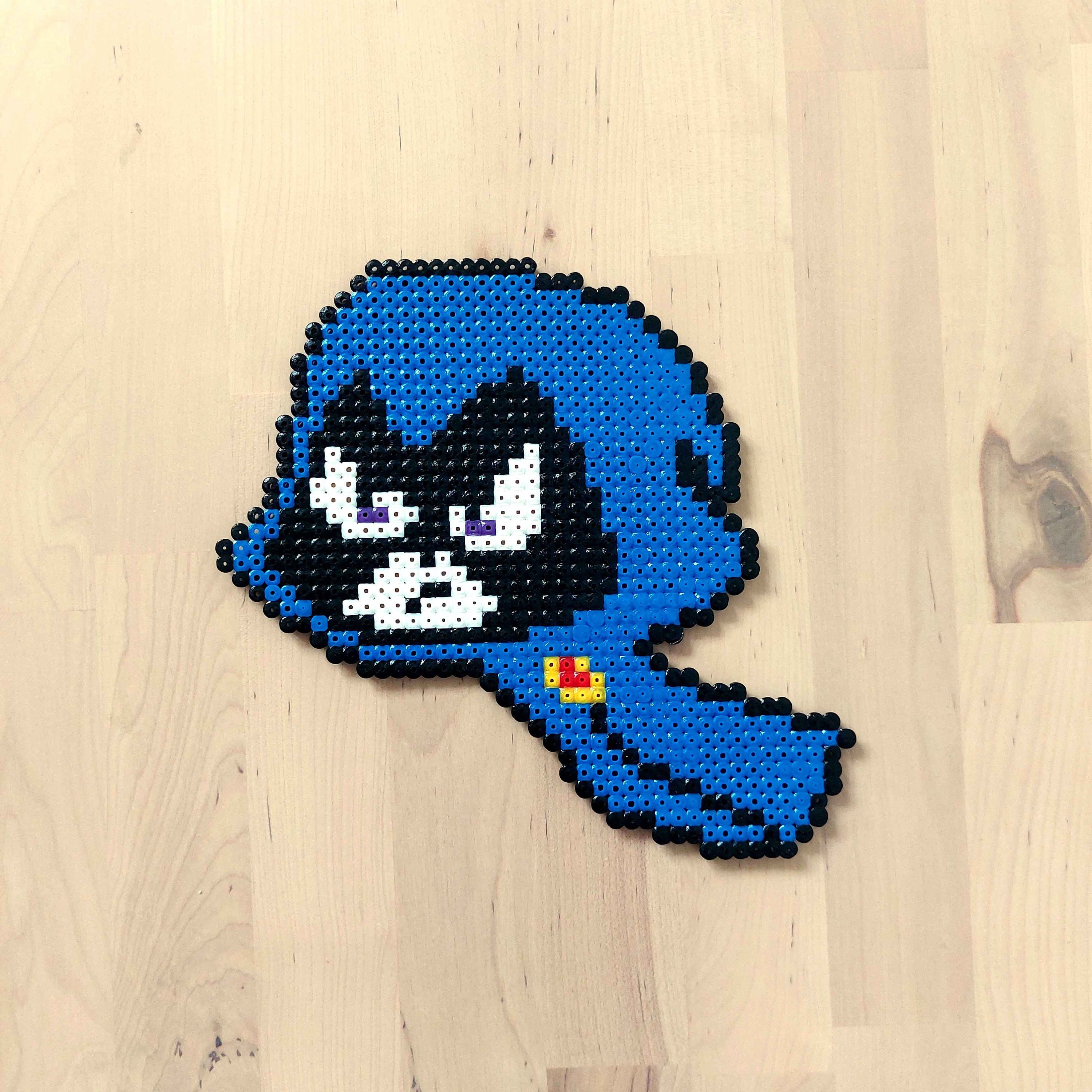 Raven Teen Titans GO Pixel Art Perler Wall Decor - Etsy