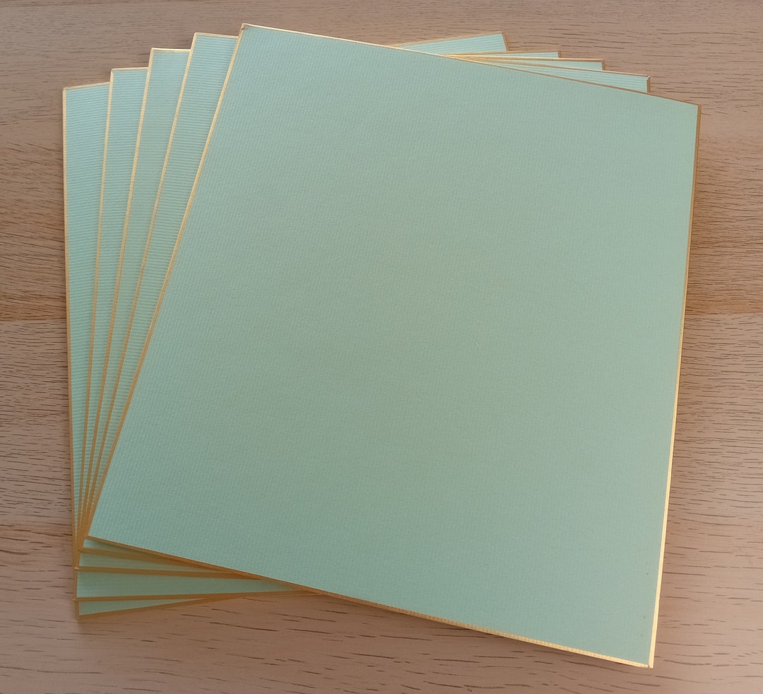 5 Blank Vintage Japanese Shikishi Board, Cardboard, Paper for ...